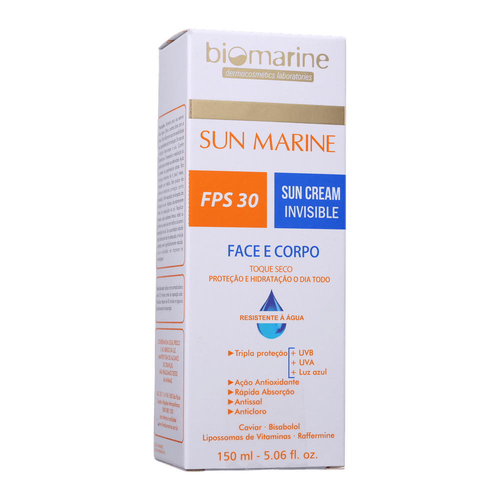 Biomarine Protetor Solar FPS 30 150ml - Samana